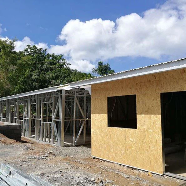 China Cheap Color Bonded Steel Cladding Prefab Homes Suppliers Factory